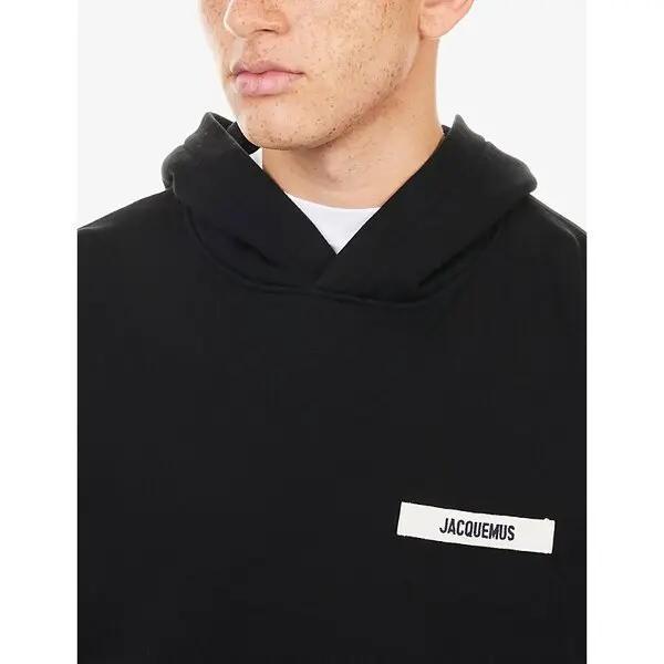 Jacquemus Le Hoodie Logo-tab Cotton Hoodie