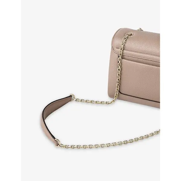 Cartier Panthère De Chain Small Leather Shoulder Bag - Beige