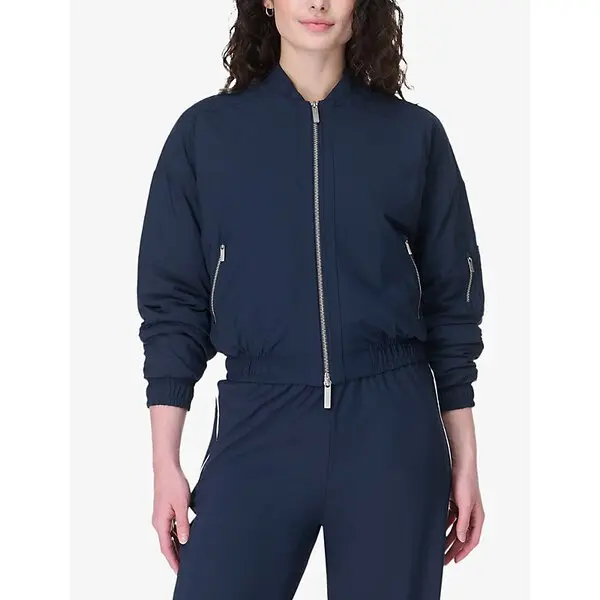 Sweaty Betty Explorer Zip-up Stretch-woven Bomber Jacket