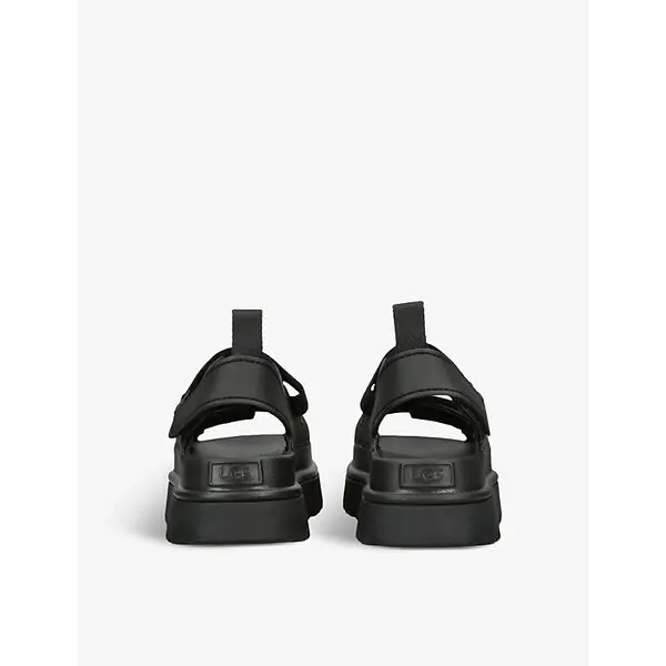 UGG Goldenglow Adjustable-strap Woven Sandals - Black