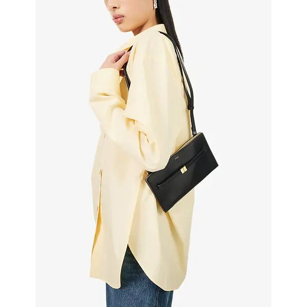 TOTEME Belted Leather Cross Body Bag