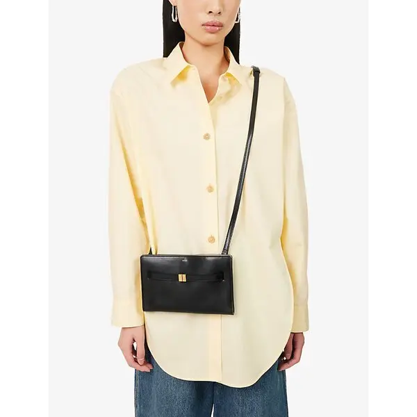TOTEME Belted Leather Cross Body Bag