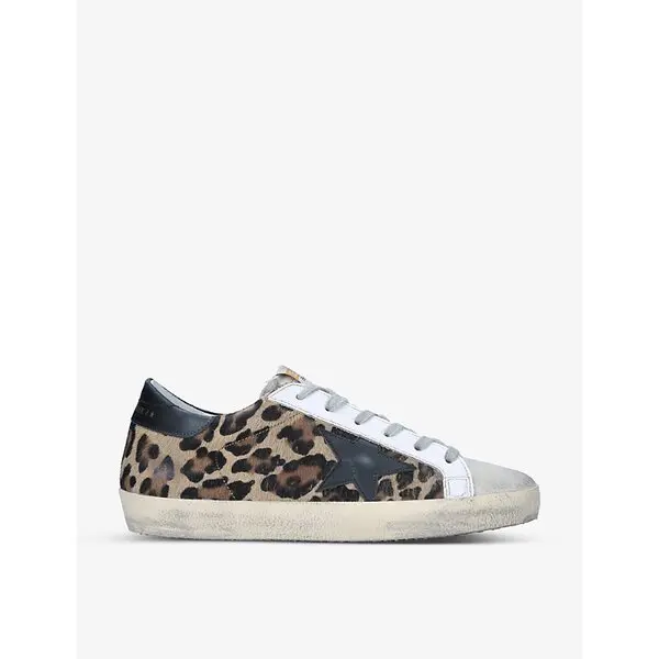 GOLDEN GOOSE Superstar Leopard Print Low-top Trainers