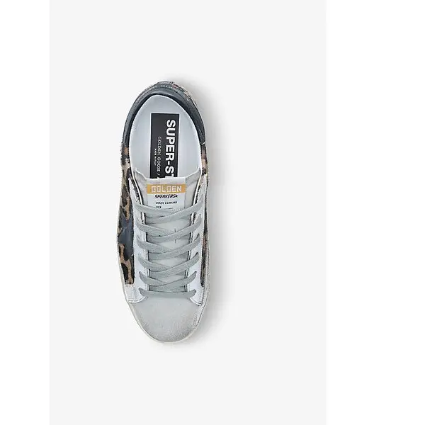 GOLDEN GOOSE Superstar Leopard Print Low-top Trainers