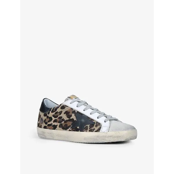 GOLDEN GOOSE Superstar Leopard Print Low-top Trainers