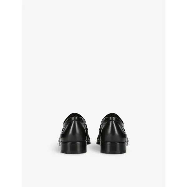 THE ROW Gathered Leather Loafers