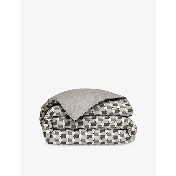 BOSS Lucio Cotton-sateen Duvet Cover - Multicoloured
