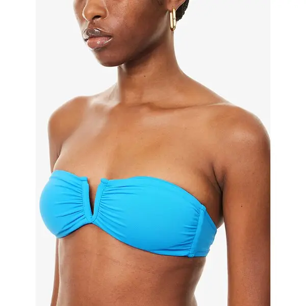 Melissa Odabash Alba Bandeau Bikini Top - Ocean