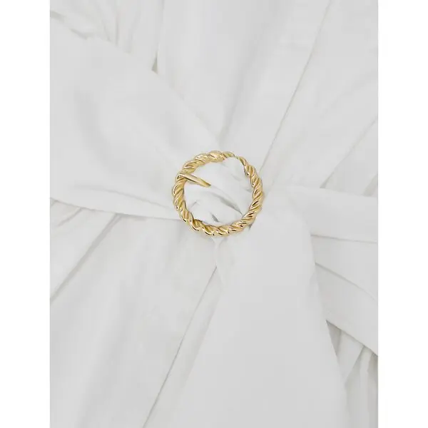 REISS Sally Short-sleeve Midi Dress