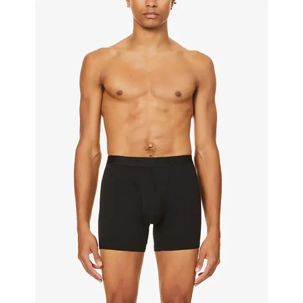Derek Rose Alex Regular-fit Stretch-modal Trunks - Black