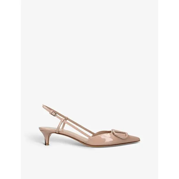Valentino Garavani Vlogo Slingback Courts - Blush