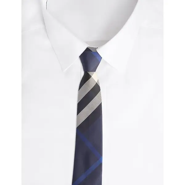 Burberry Checked Silk Neck Tie