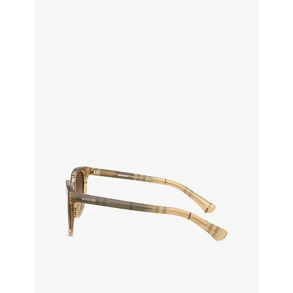 Burberry Be4469 Round Frame Acetate Sunglasses