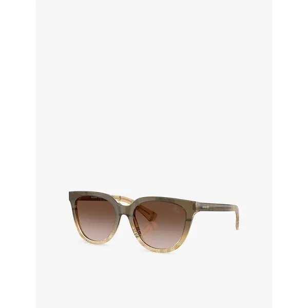 Burberry Be4469 Round Frame Acetate Sunglasses