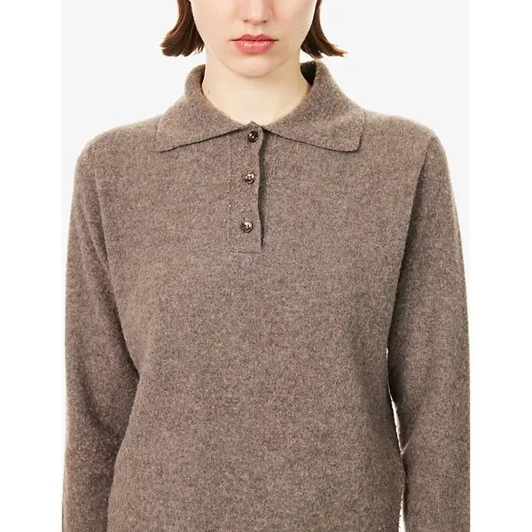 MAISON MARGIELA Four-stitch Knitted Wool Polo Jumper