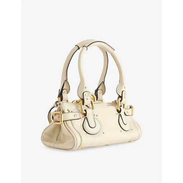 Chloé Small Leather Top-handle Bag - Cloudy Cream