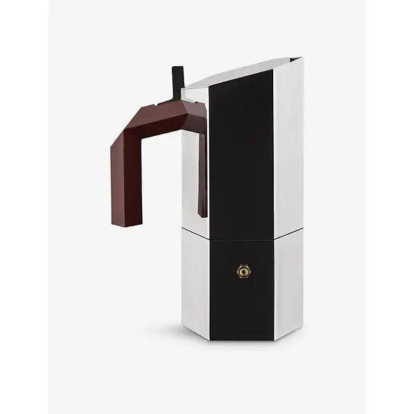 ALESSI Menhir Espresso 6-cup Maker Stainless-steel Coffee Maker - Silver
