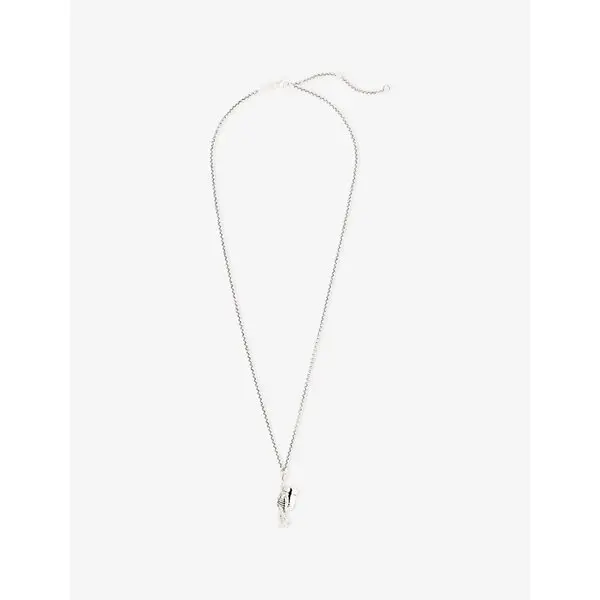 SERGE DENIMES Pioneer Sterling- Pendant Necklace - Silver