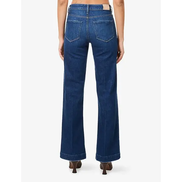 Paige Leenah Wide-leg Stretch-denim Jeans