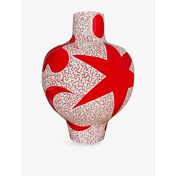 LAETITIA ROUGET Coco Earthenware Vase - Red
