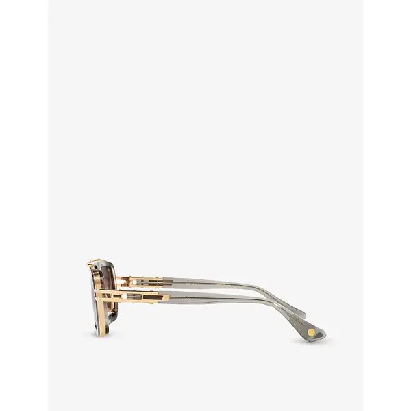 Dita Lxn-evo Acetate Square Sunglasses - Grey