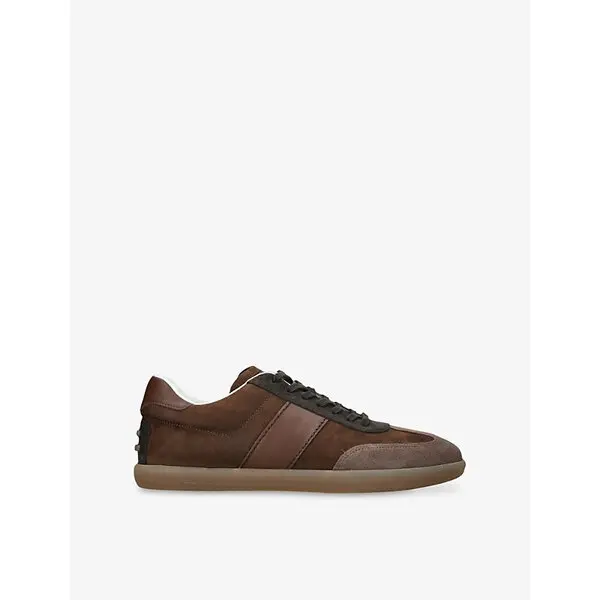 TOD'S Tabs Suede Trainers - Brown/oth