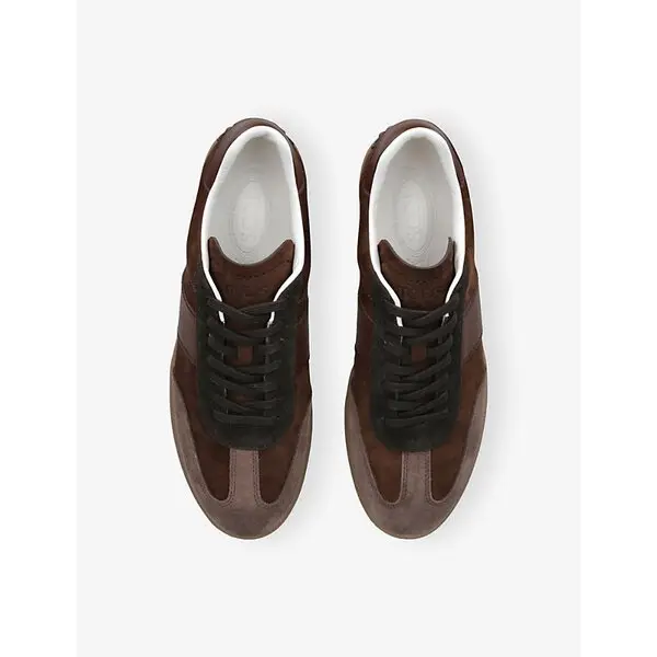 TOD'S Tabs Suede Trainers - Brown/oth
