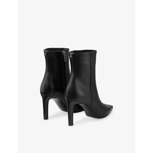 JIMMY CHOO Frankie Ab 85 Leather Ankle Boots