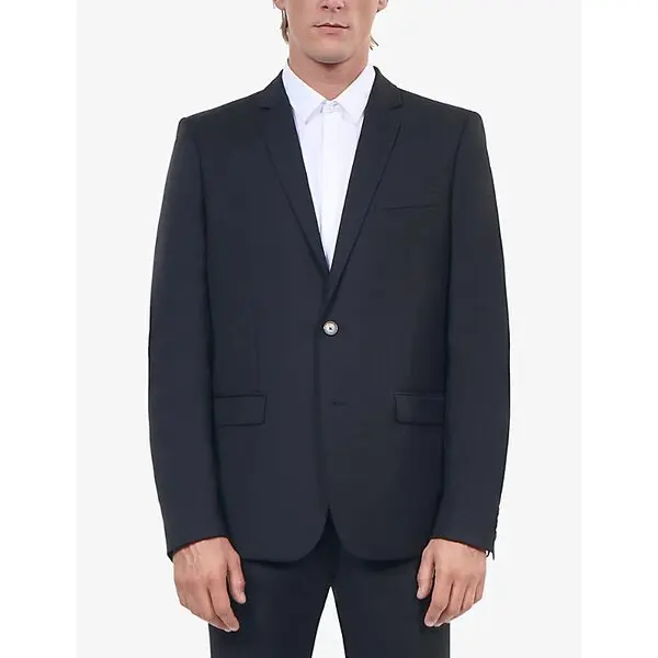 The Kooples Single-breasted Slim-fit Wool Suit Jacket