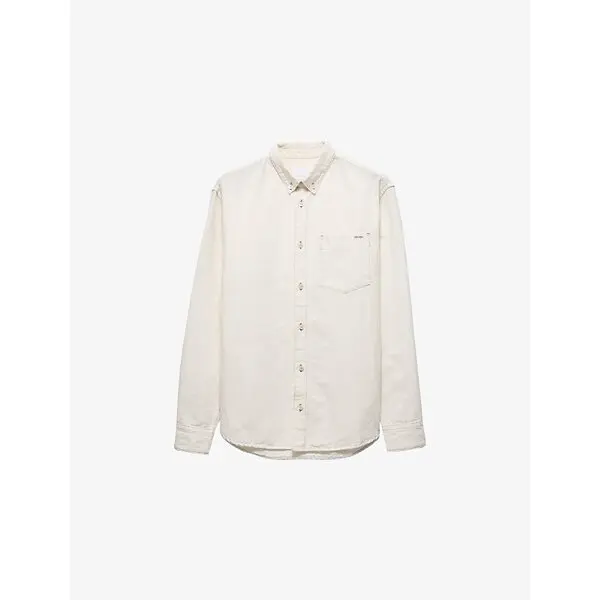 Prada Chambray Cotton-linen Shirt