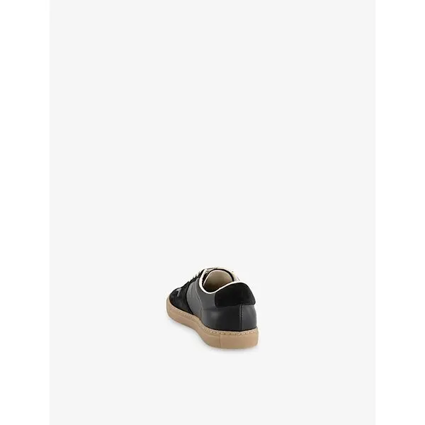 COMMON PROJECTS Bball Slim Gum Sole Leather Trainers - Black