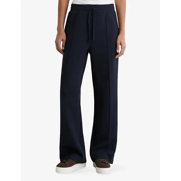 REISS Bella Side Stripe Stretch-jersey Jogging Bottoms