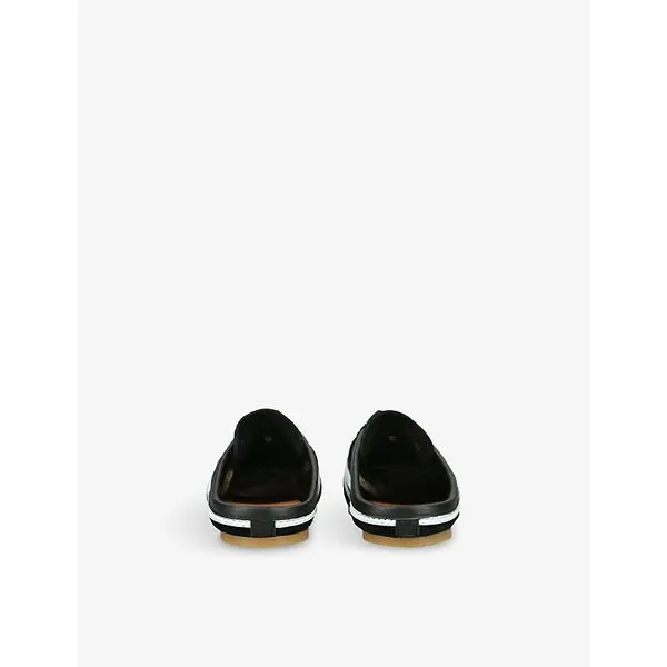Dries Van Noten Dustin Suede Mules - Black/comb