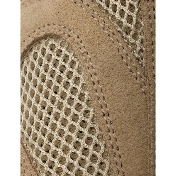 Prada Montecarlo Re-edition 2005 Suede And Mesh Trainers - Neutral