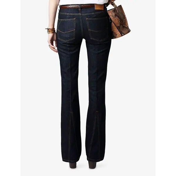 Zadig&Voltaire Eclipse Flared Mid-rise Denim Jeans