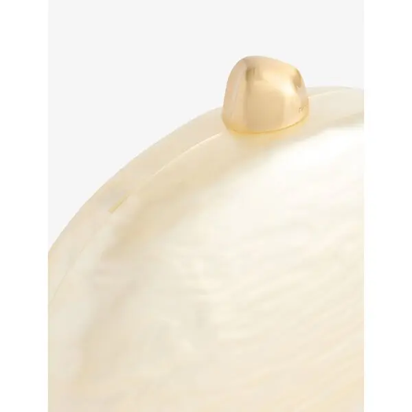 Cult Gaia Eviana Acrylic Clutch - Ivory