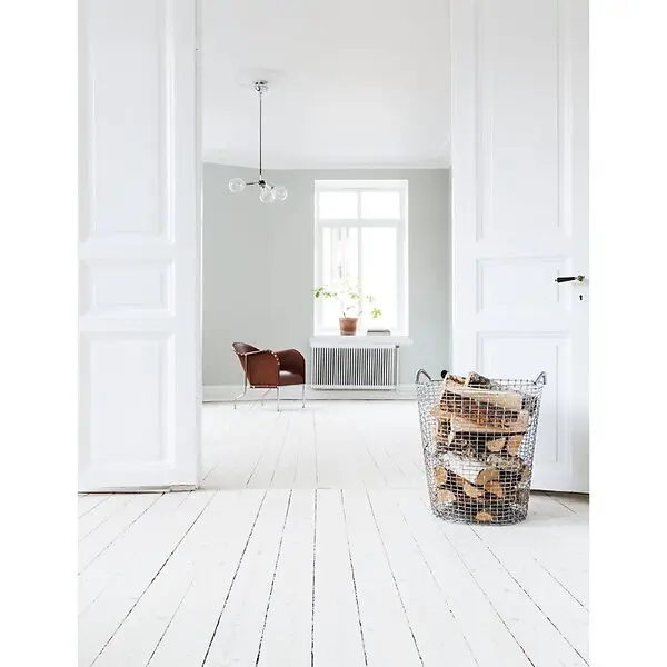 KORBO Classic Woven Metal Storage Basket 52cm