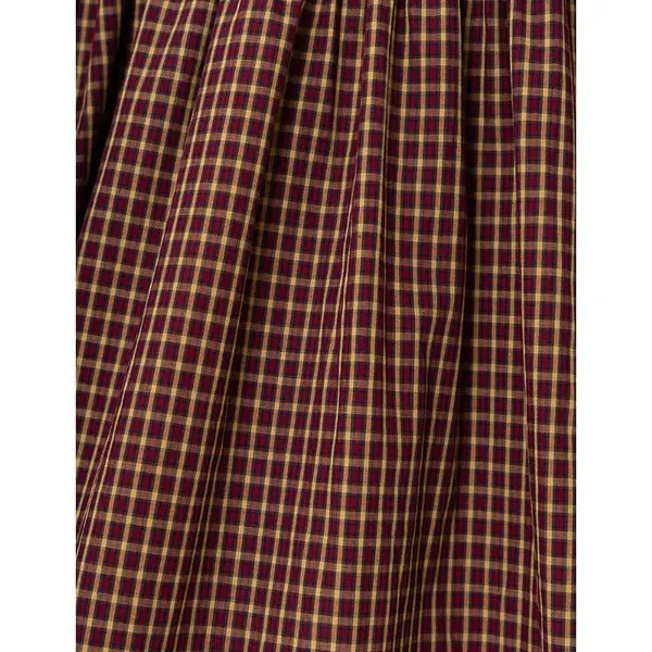 AMY LYNN Gingham Print Maxi Dress - Red