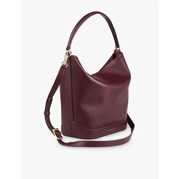 Sandro Slouchy Leather Shoulder Bag