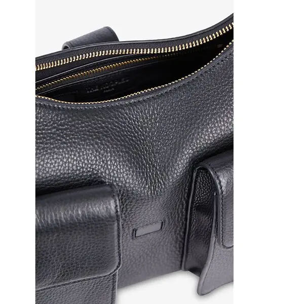 The Kooples Amelia Multi-pocket Leather Shoulder Bag - Black