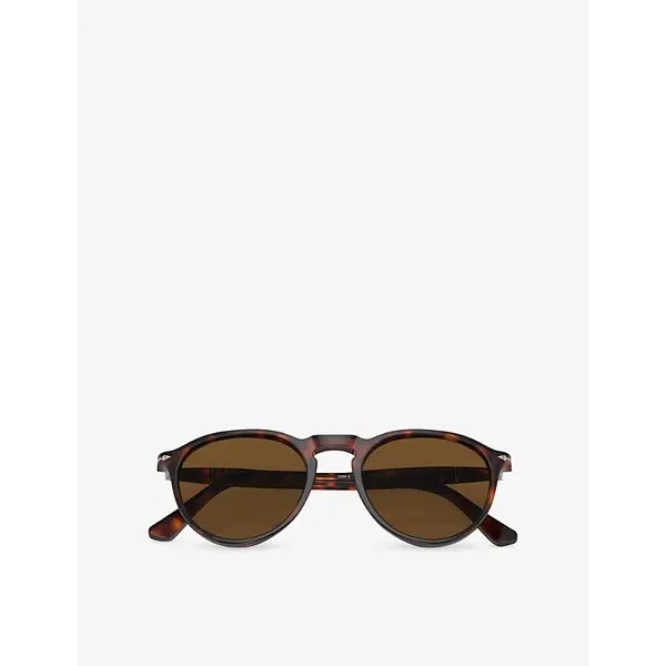 Persol Po3286s Phantos-frame Sunglasses - Brown