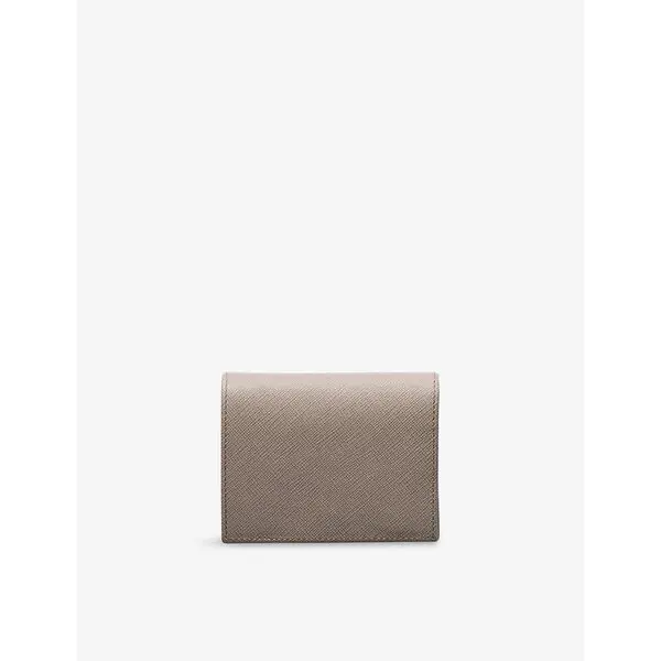 Prada Small Saffiano Leather Wallet - Grey