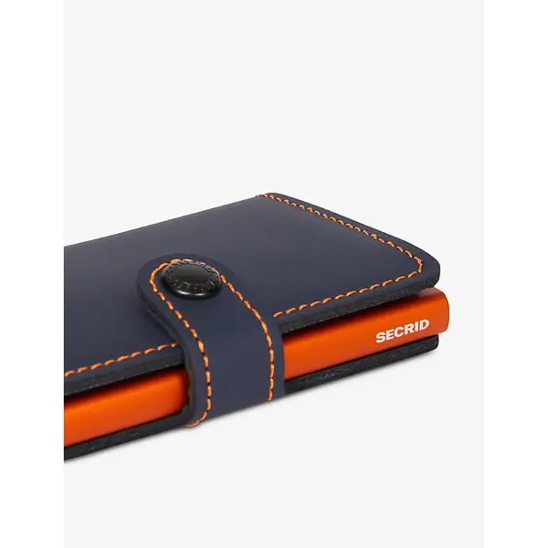 SECRID Miniwallet Leather And Aluminium Wallet