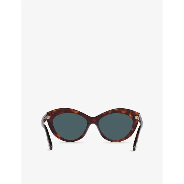 TOM FORD Oval-frame Tortoiseshell Acetate Sunglasses - Red