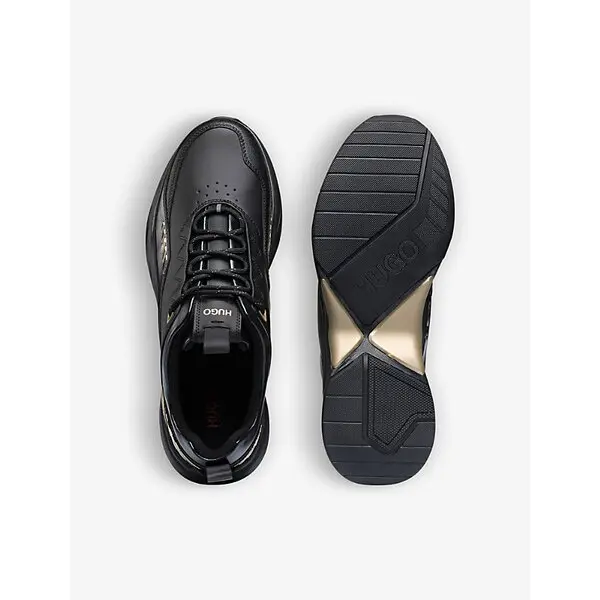 Hugo Logo-embossed Low-top Trainers