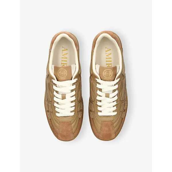 Amiri Pacific Bones Leather Trainers