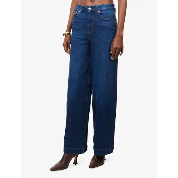 REFORMATION Bex High-rise Wide-leg Denim Jeans