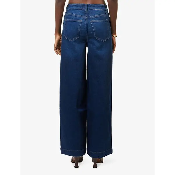 REFORMATION Bex High-rise Wide-leg Denim Jeans