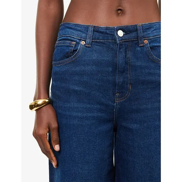 REFORMATION Bex High-rise Wide-leg Denim Jeans