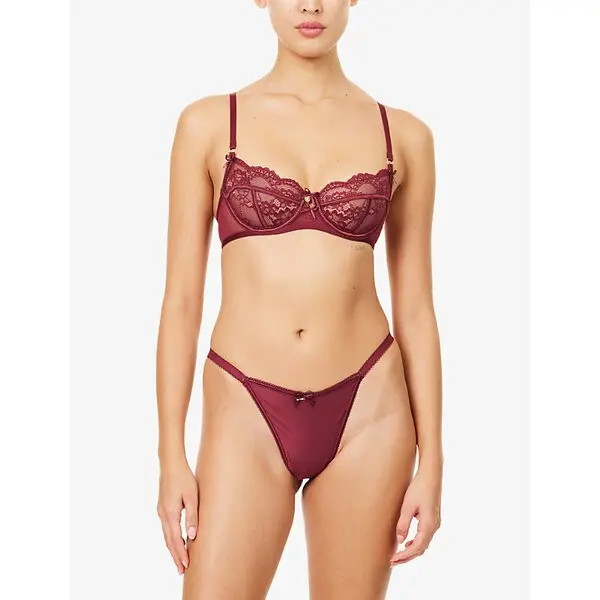 Lounge Adaline Satin Thong